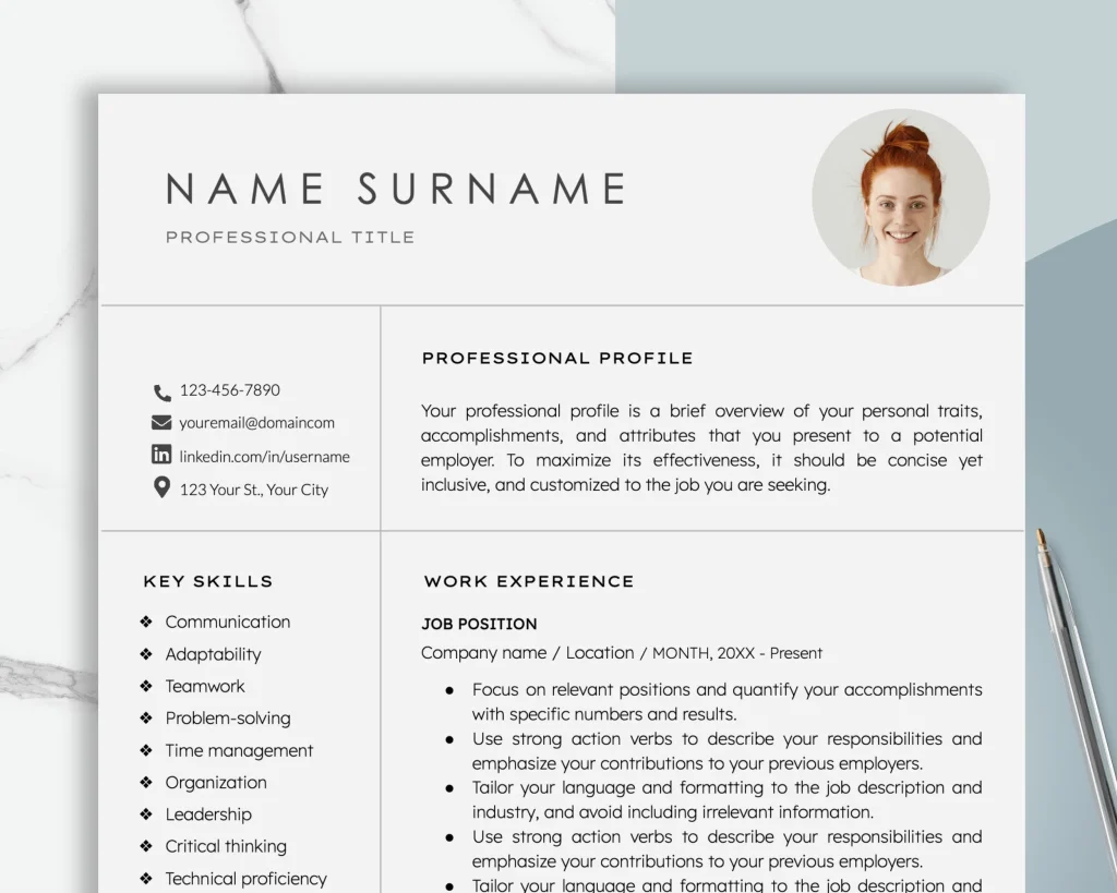 Simple Resume Template Google Docs ️ Oki Docs