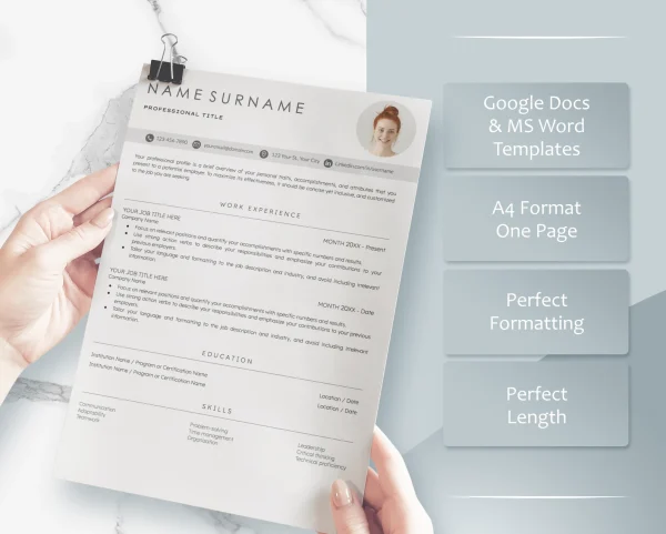 Google Doc Resume Template