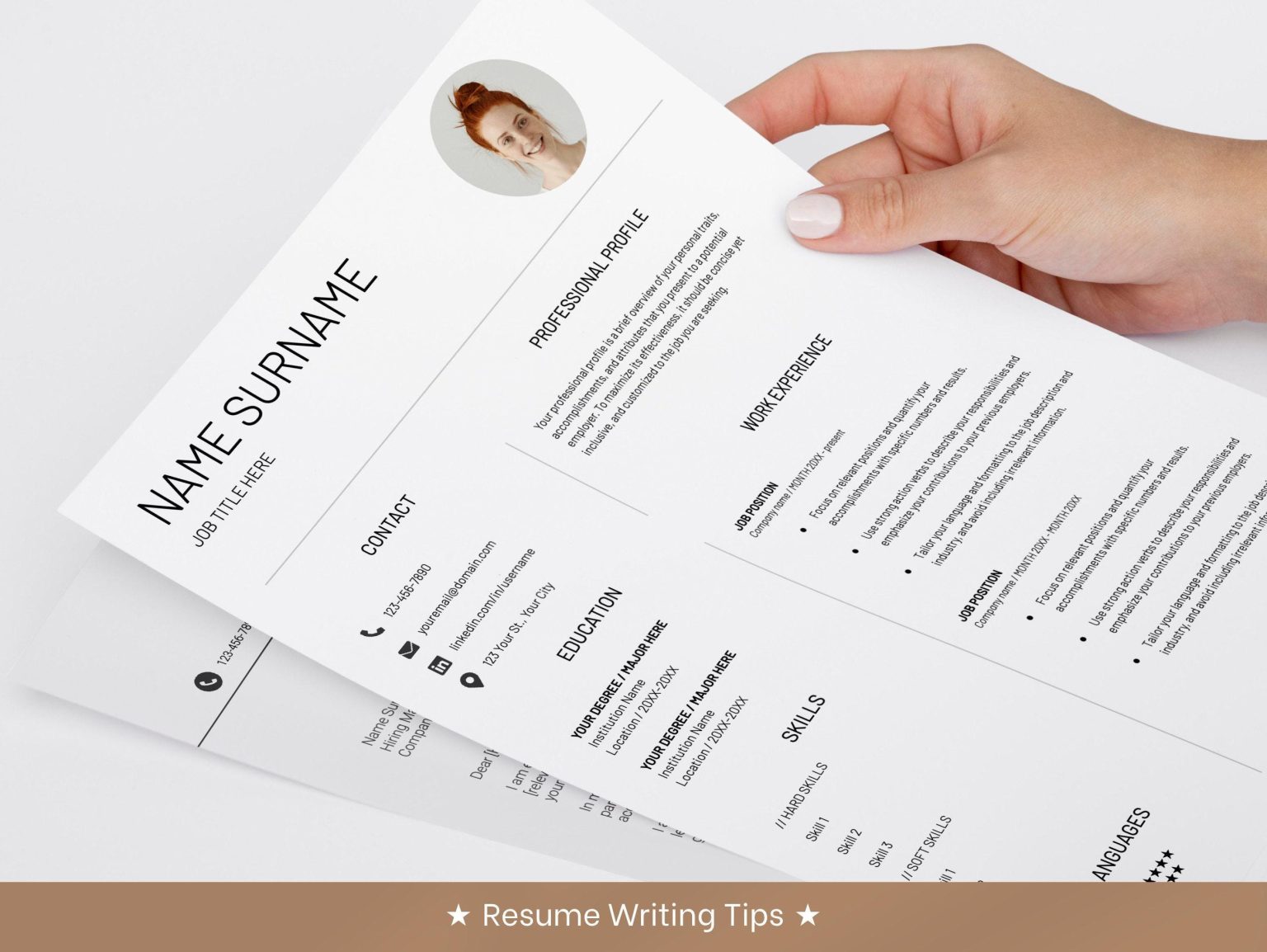 Resume Template Online – Accessible And Convenient Template For Web ...
