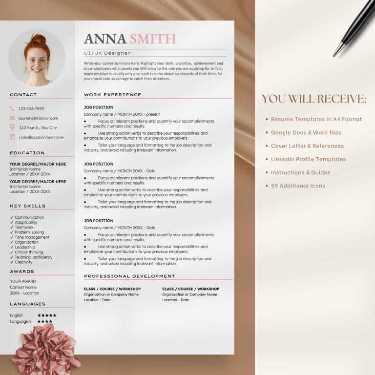 Visually Appealing Resume Template: Attractive And Creative Formats For ...