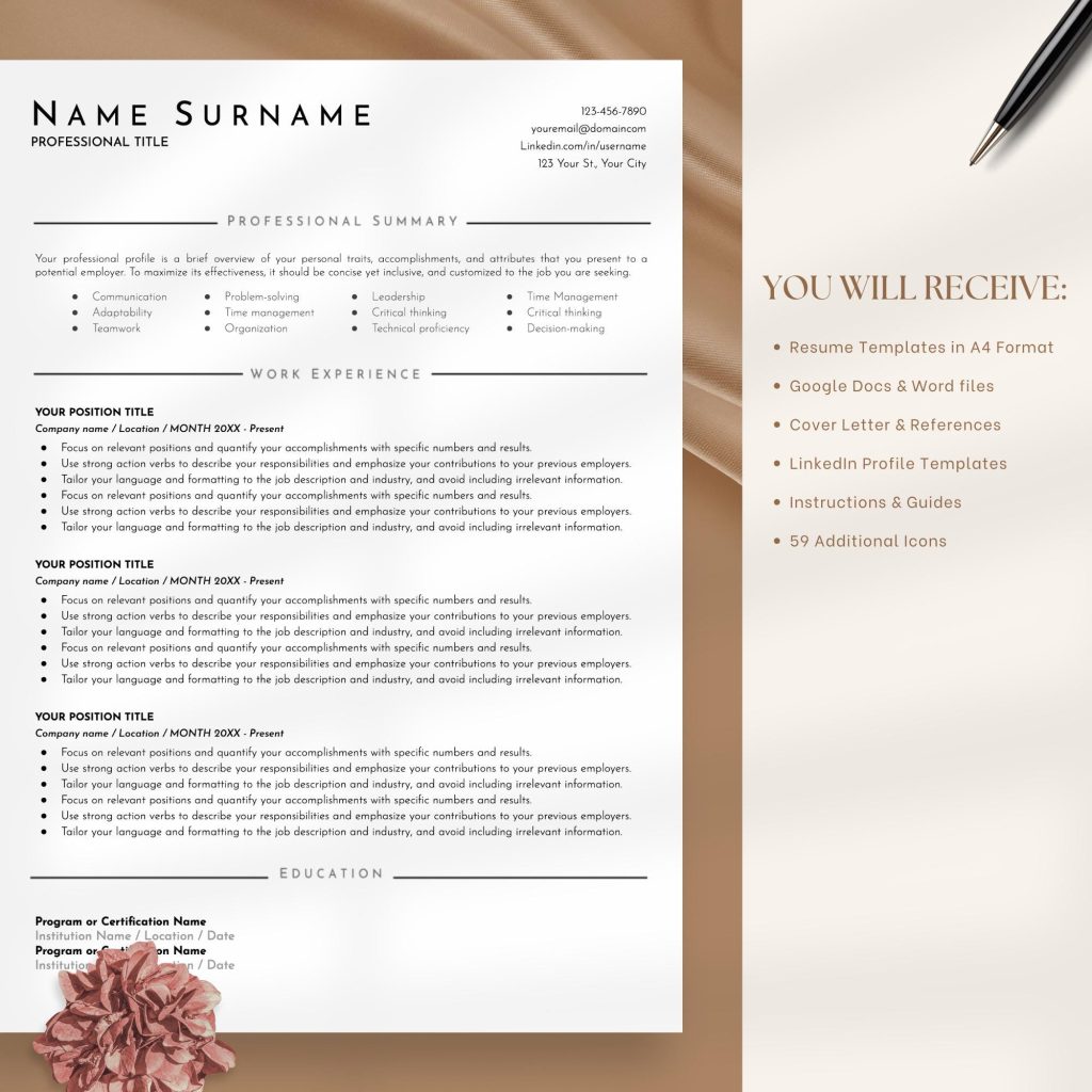 ATS Approved Resume Templates - Vetted & Approved Designs For ATS ...
