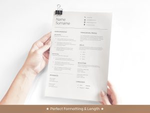 Minimal Resume Template – Streamlined Designs For A Contemporary ...