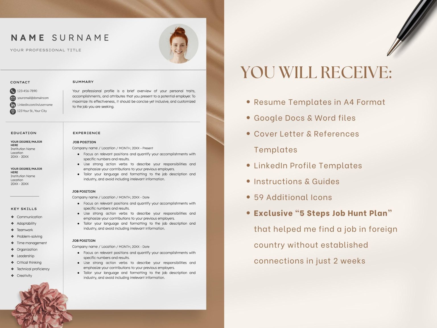 Copy And Paste Resume Template For Word – Craft Your Perfect CV With ...