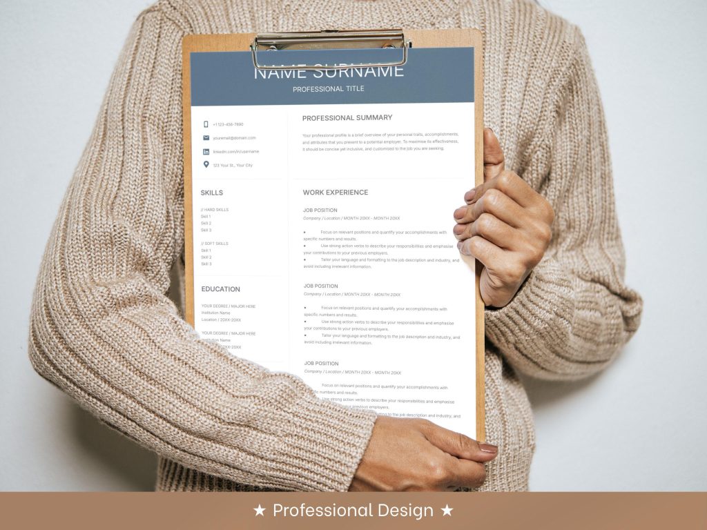 Relevant Experience Resume Template – Showcase Your Expertise ...