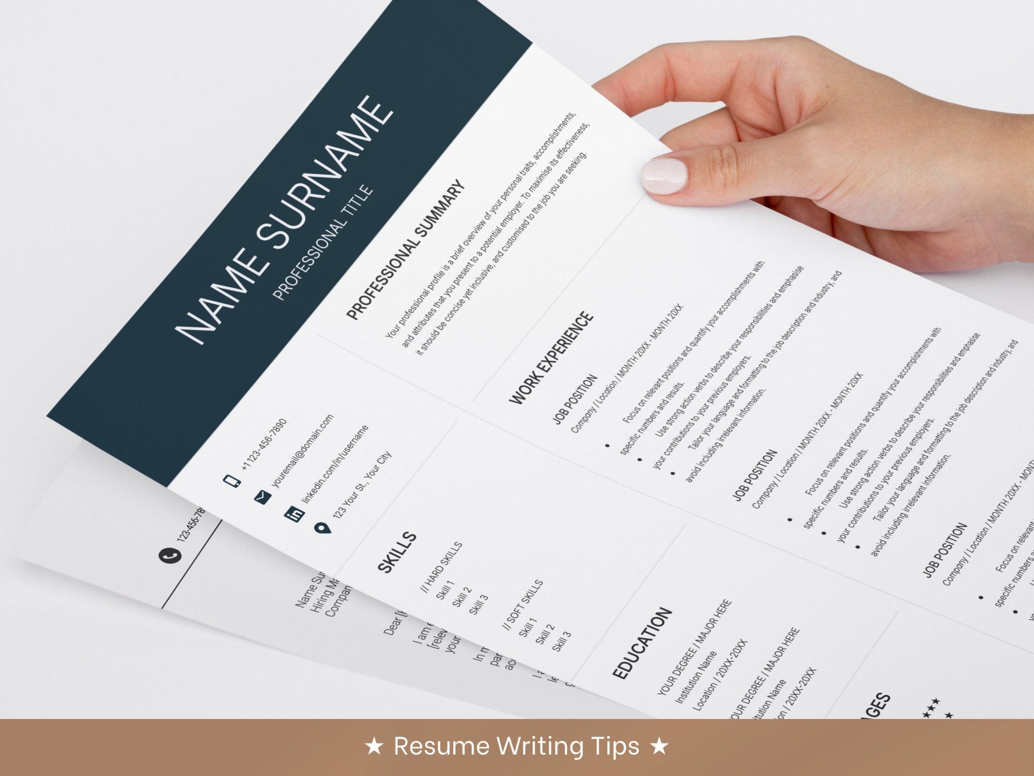 Relevant Experience Resume Template – Showcase Your Expertise ...
